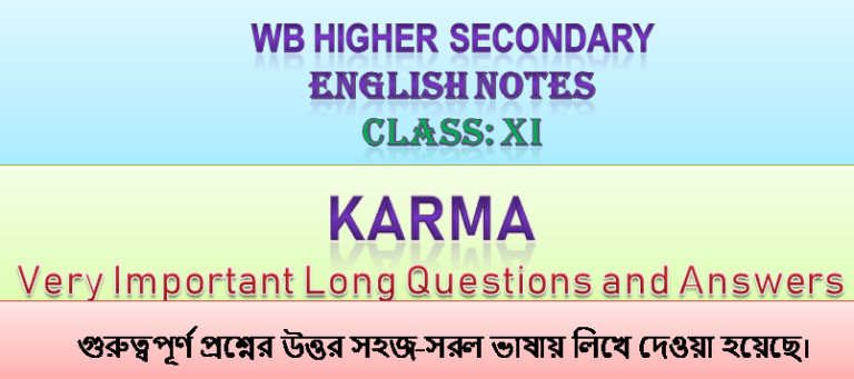 Karma Important Long Questions-Answer - TextbookPlus